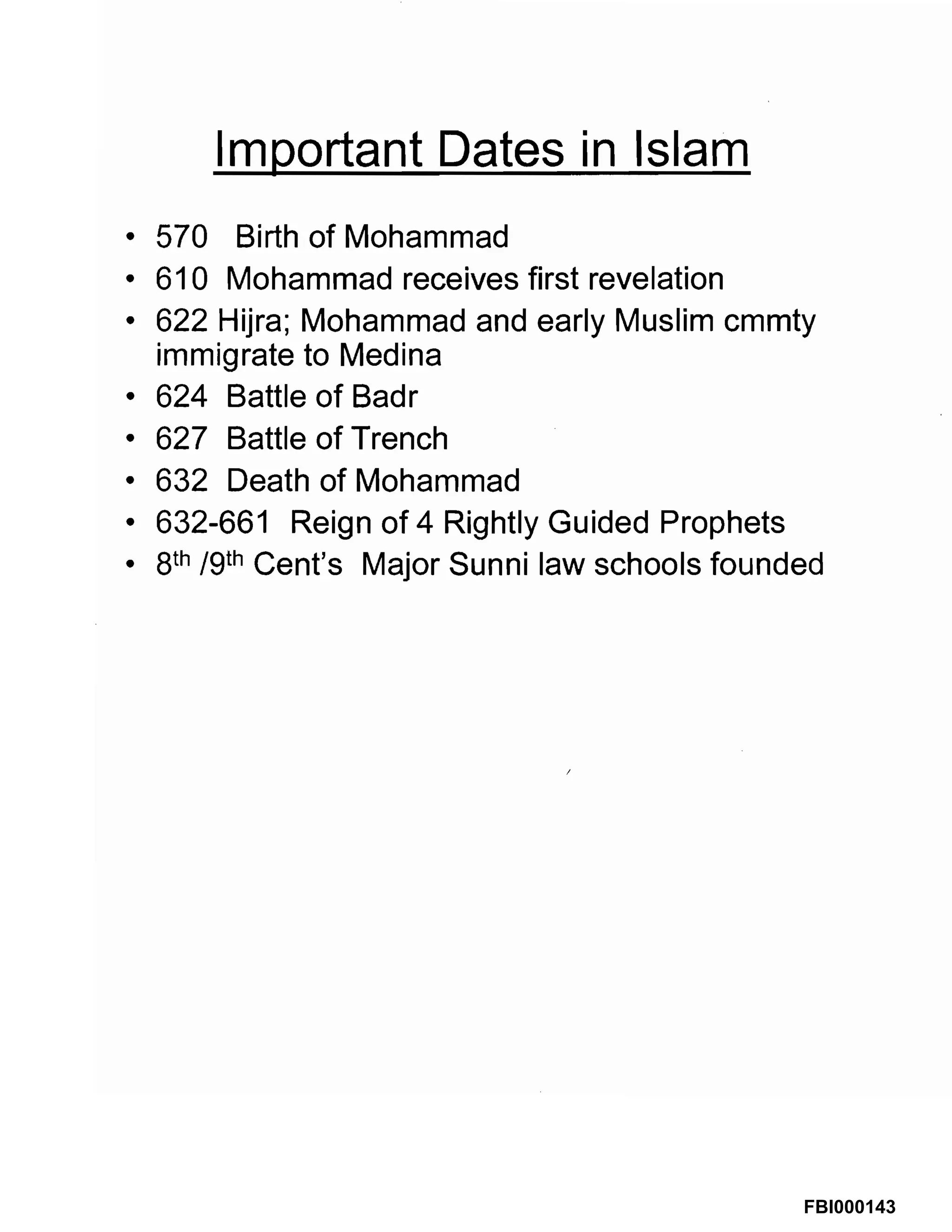FBI islam training manual | PDF
