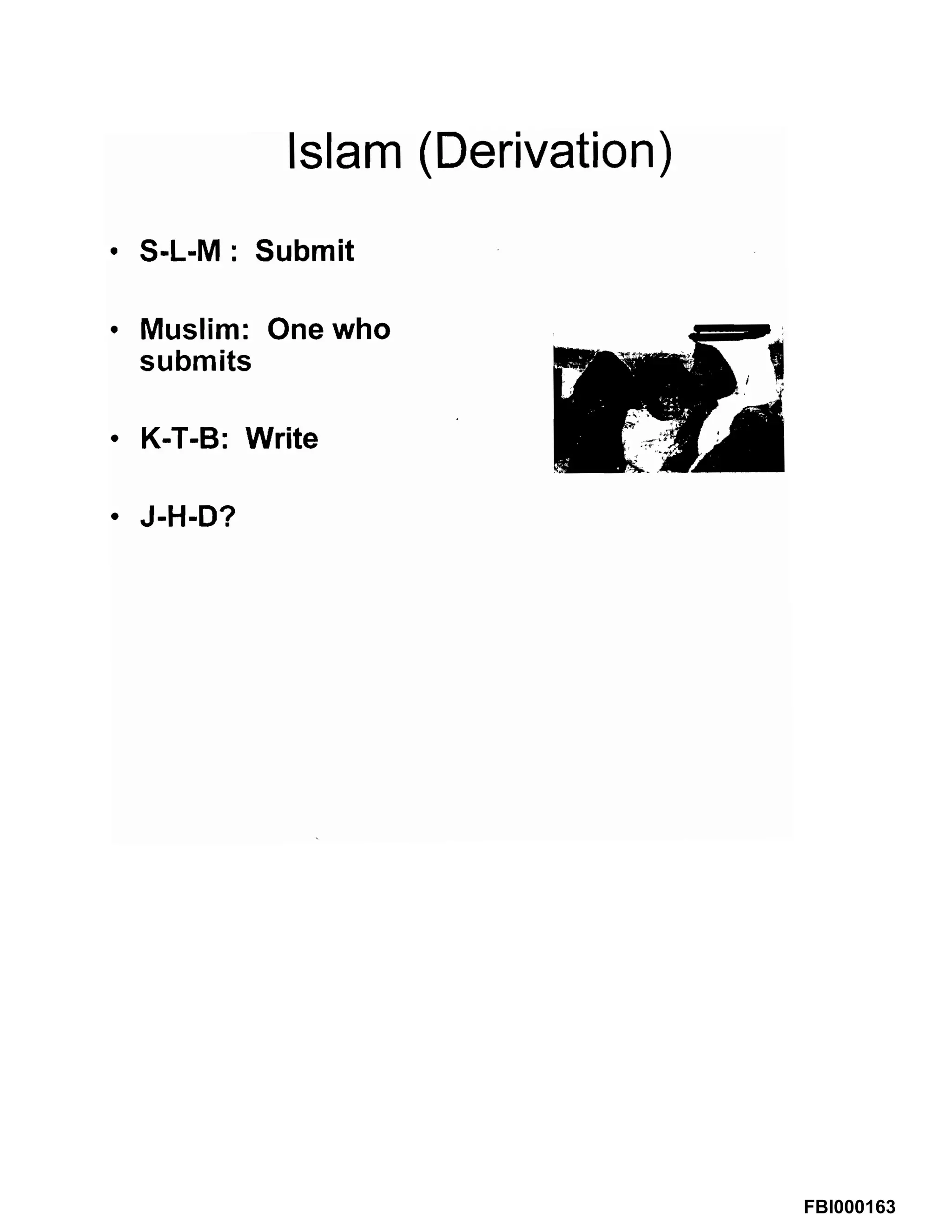 FBI islam training manual | PDF