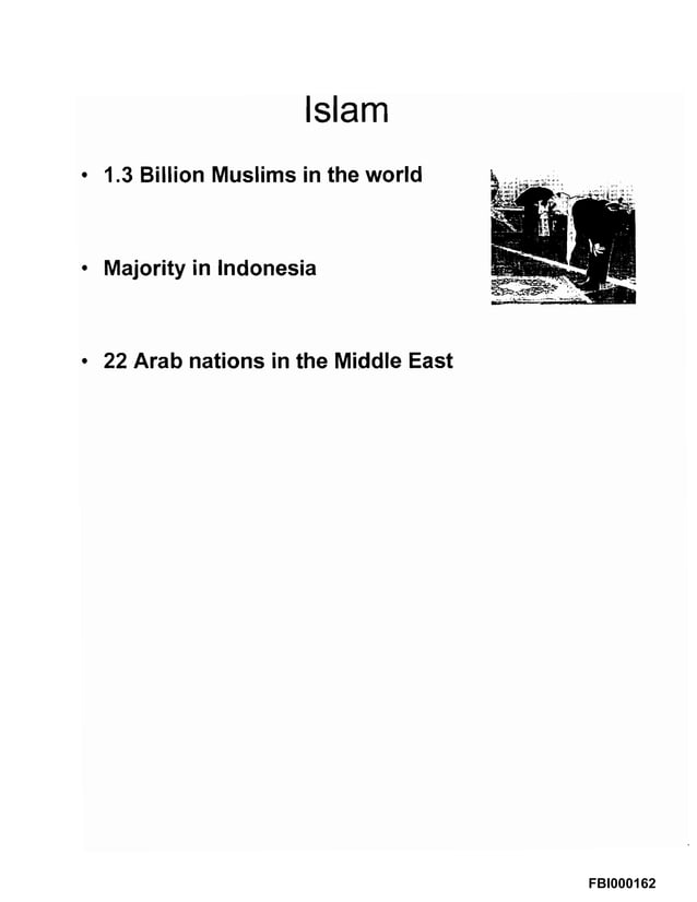 FBI islam training manual | PDF