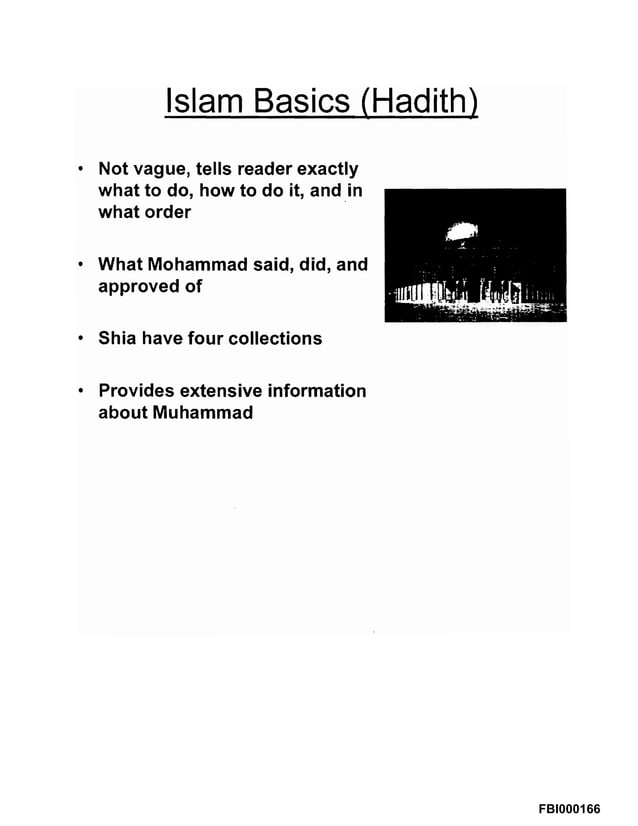 FBI islam training manual | PDF