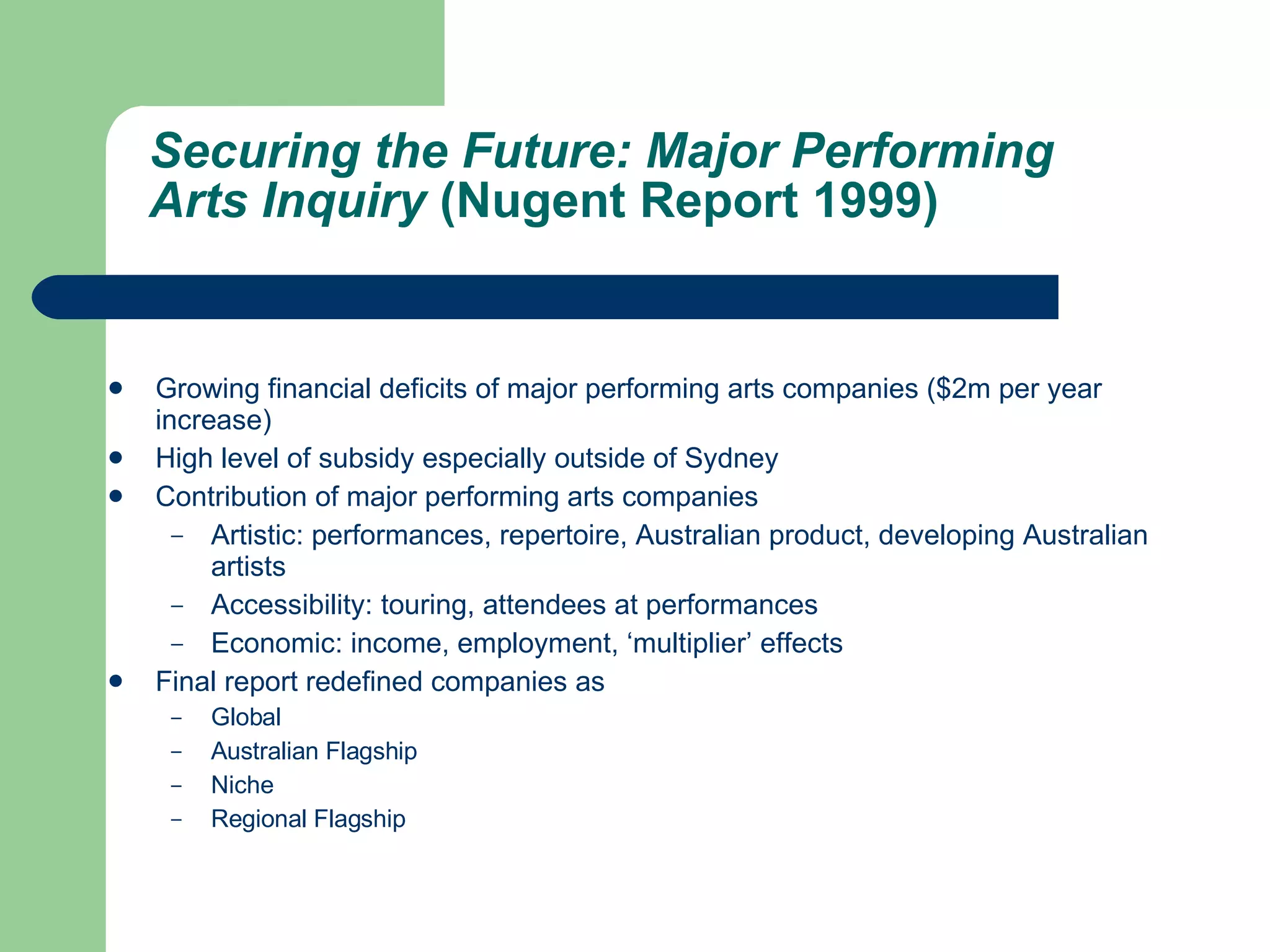 Cultural Policy Lecture | PPT