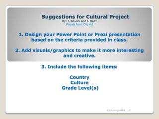 Cultural Project Description | PPTX
