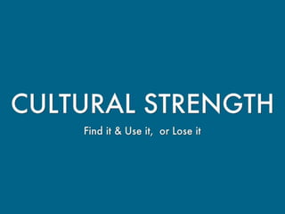 Cultural strength | PPT