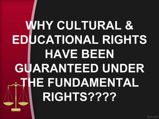 Cultural And Educational Rights