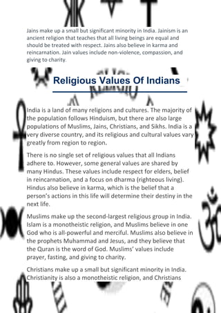 Cultural and Heritage Values Of India.docx