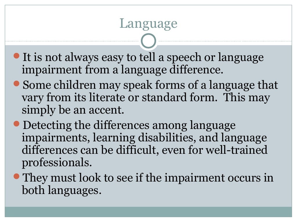 Cultural and linguistic diversity