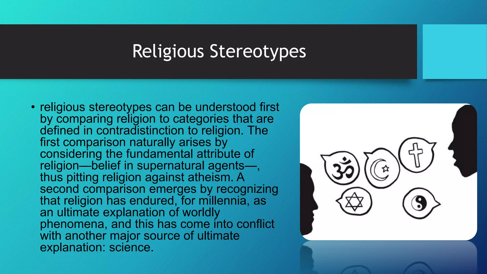 Cultural and religious stereotypes | PPT
