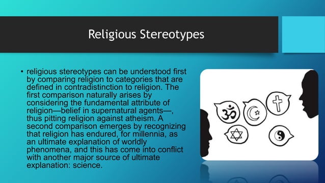 Cultural and religious stereotypes | PPT