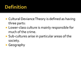 Cultural and social control | PPT