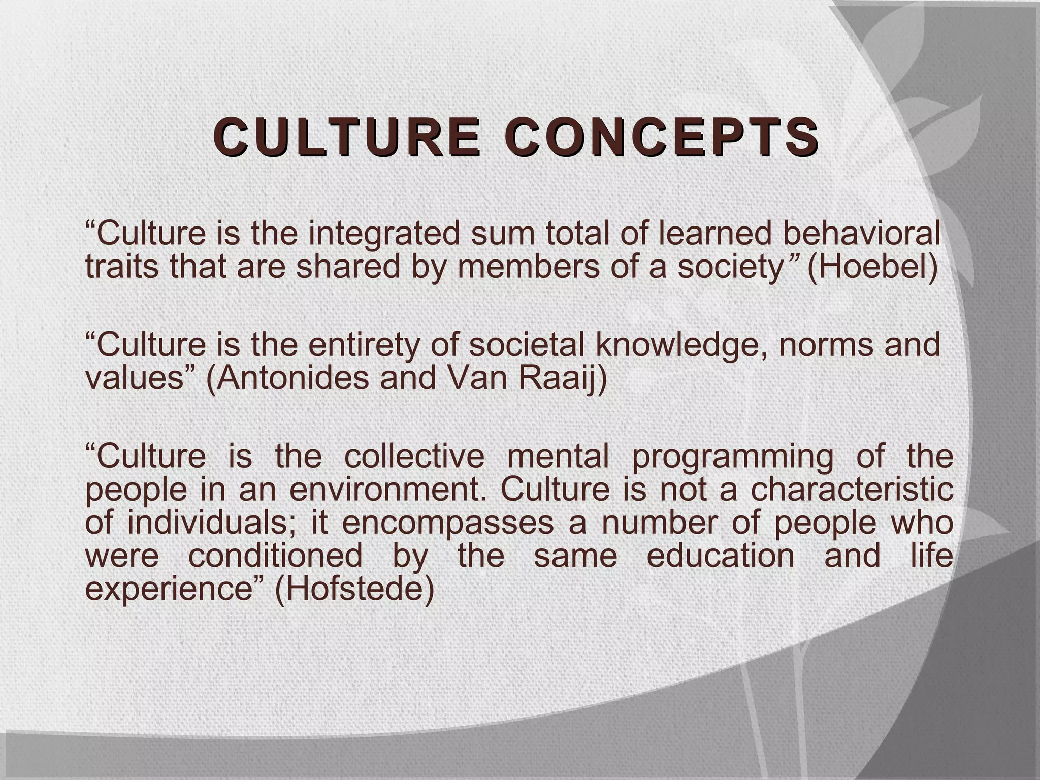 Cultural and social forces | PPT