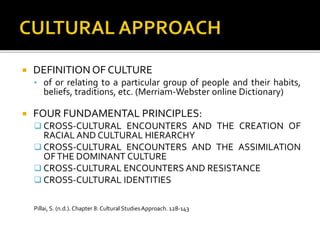 Cultural approach | PPT