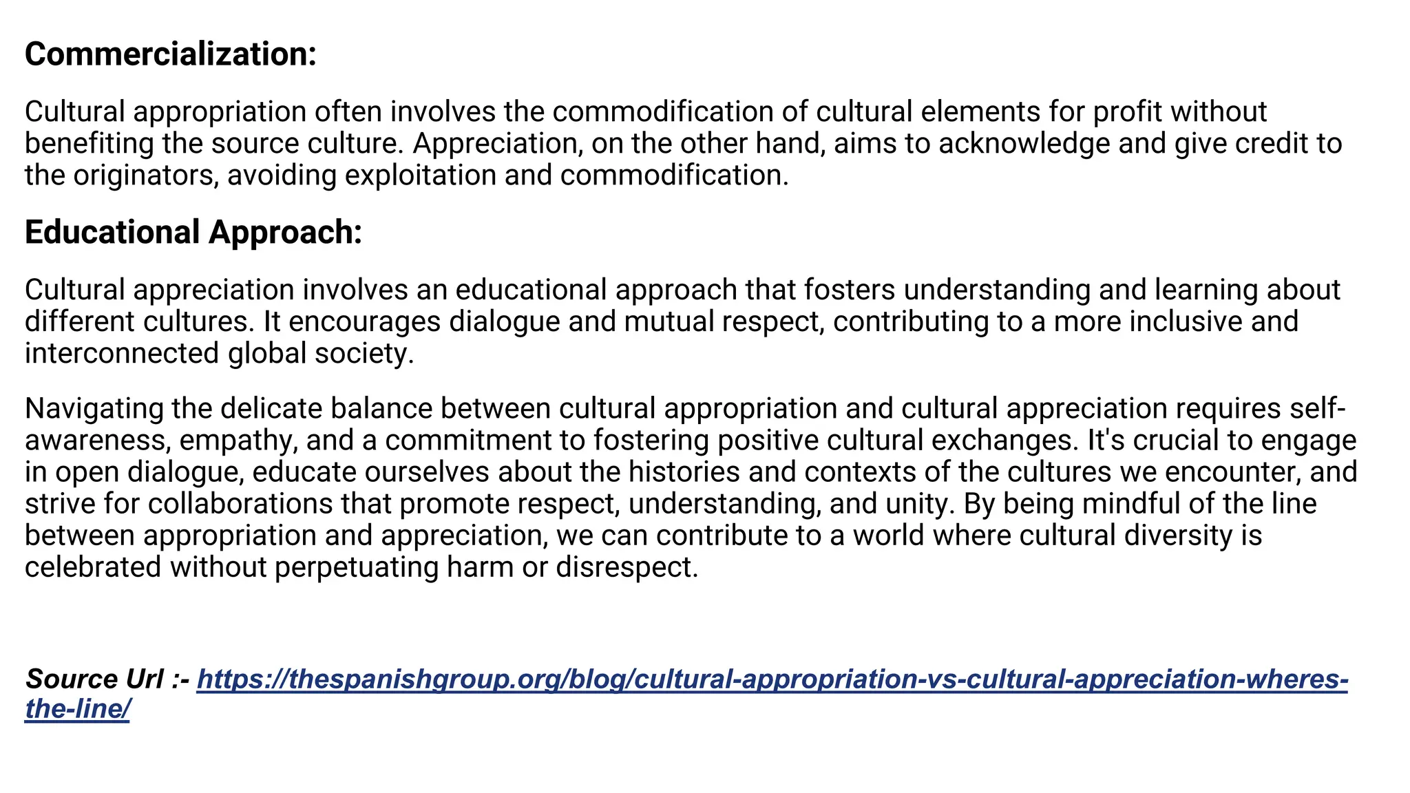 Cultural Appropriation vs. Cultural Appreciation: Where’s the Line? | PPTX