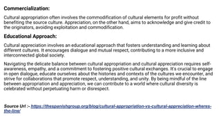 Cultural Appropriation vs. Cultural Appreciation: Where’s the Line? | PPTX