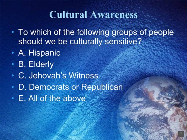 Cultural Awareness | PPT
