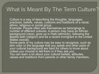 Cultural background | PPTX