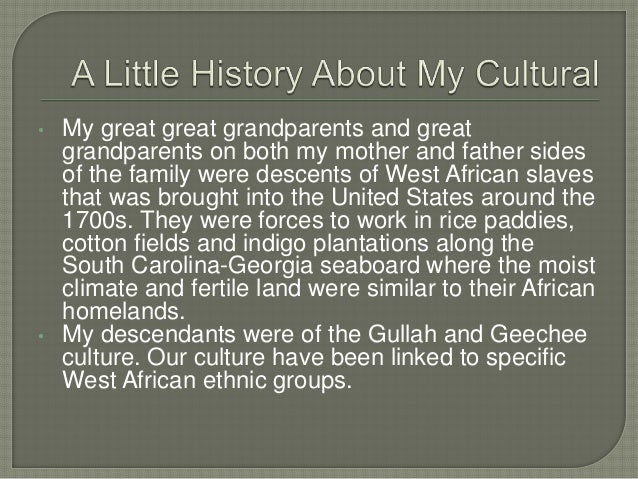 Cultural Background Examples
