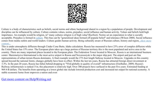 Cultural Background Paper | PPT