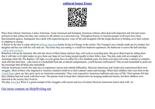 Cultural Background Paper | PPT