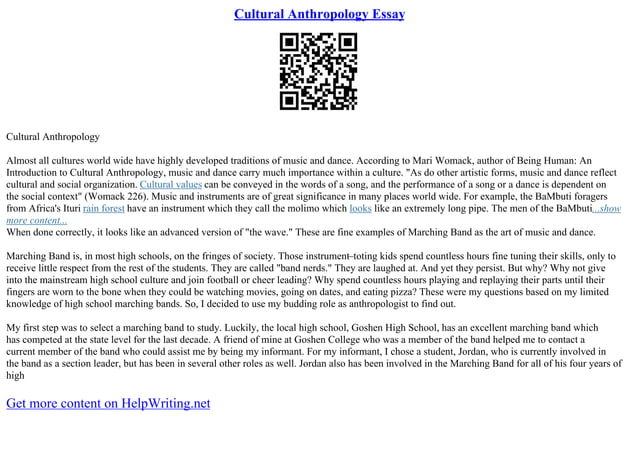 Cultural Background Paper | PPT