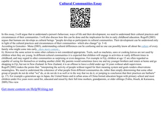 Cultural Background Paper | PPT