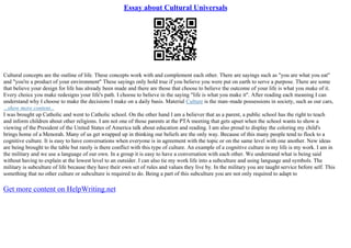 Cultural Background Paper | PPT