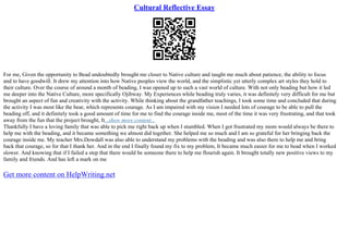 Cultural Background Paper | PPT