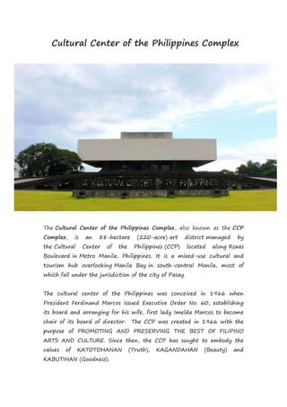 Cultural Center of the Philippines Complex.docx project kerwin.docx