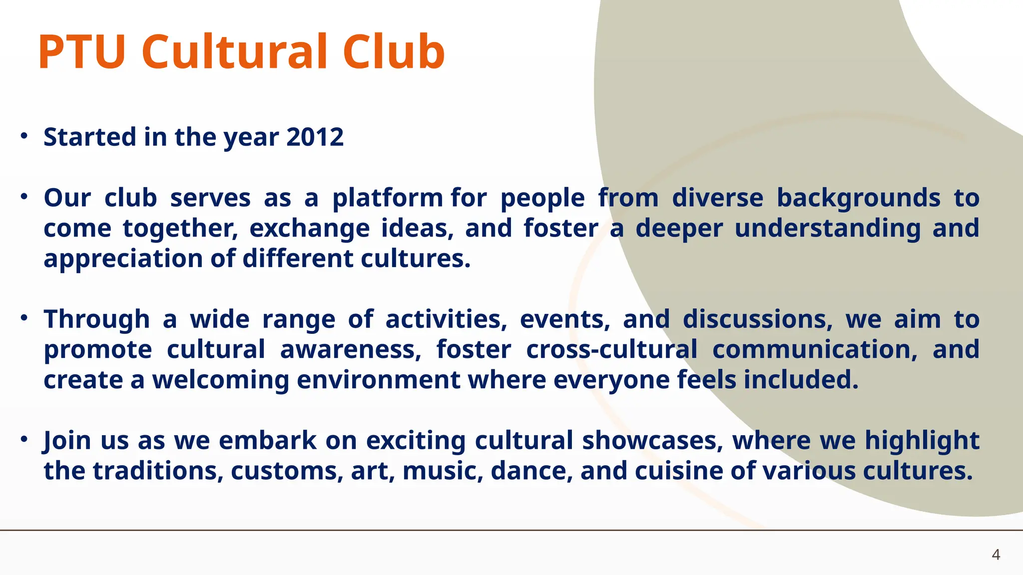 Cultural Club_induction day -2024.pptxjdjehrbehe | PPTX