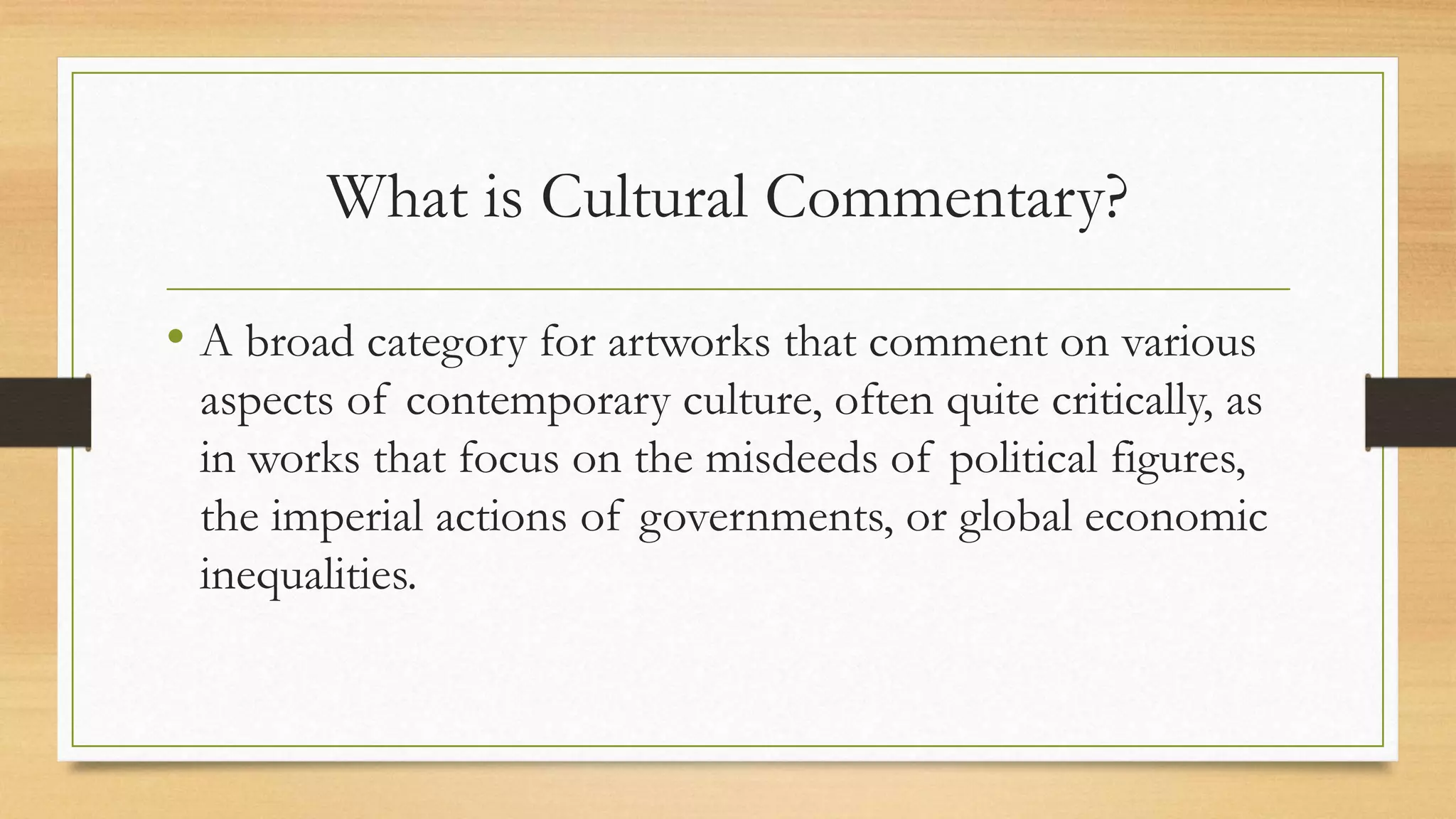 Cultural Commentary.pptx