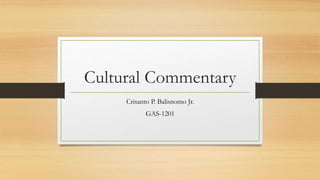 Cultural Commentary.pptx