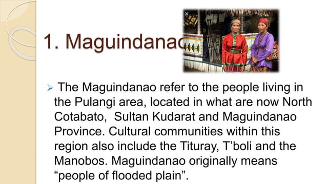 CULTURAL_COMMUNITIES_IN_MINDANAO_PHILIPPINES.pptx | Islam | Religion & Spirituality