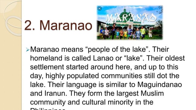 CULTURAL_COMMUNITIES_IN_MINDANAO_PHILIPPINES.pptx | Islam | Religion ...