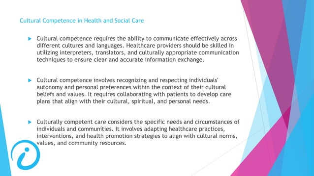 Cultural Competence in Health and Social care.pptx | Medical Health
