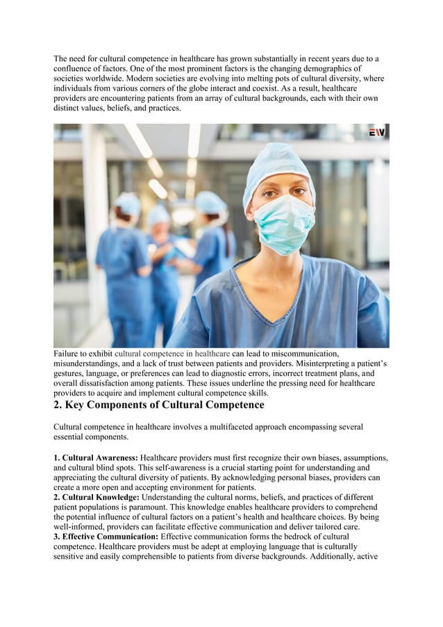 Cultural Competence in Healthcare.pdf | Healthcare Industry | Industries