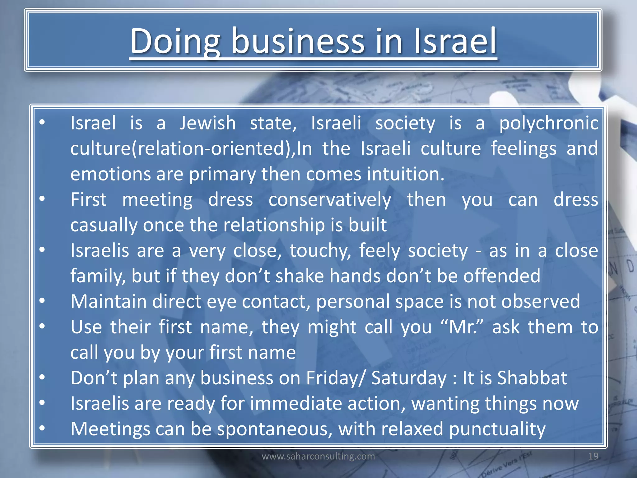 Cultural competence for doing business in The Middle East | PPTX