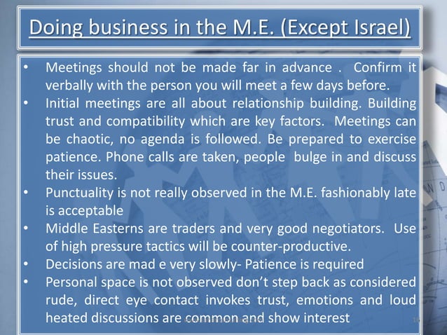 Cultural competence for doing business in The Middle East | PPTX | Islam | Religion & Spirituality