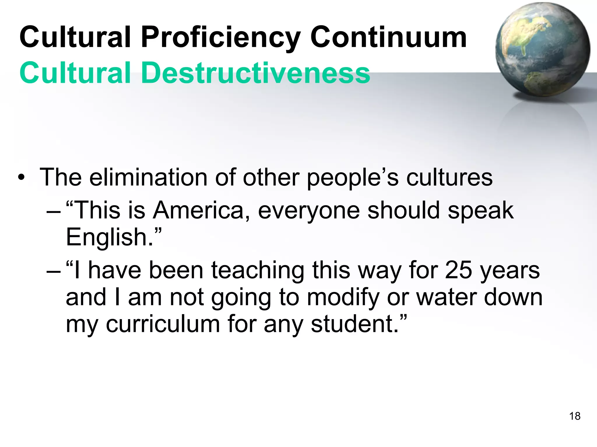 Cultural competence presentation | PDF