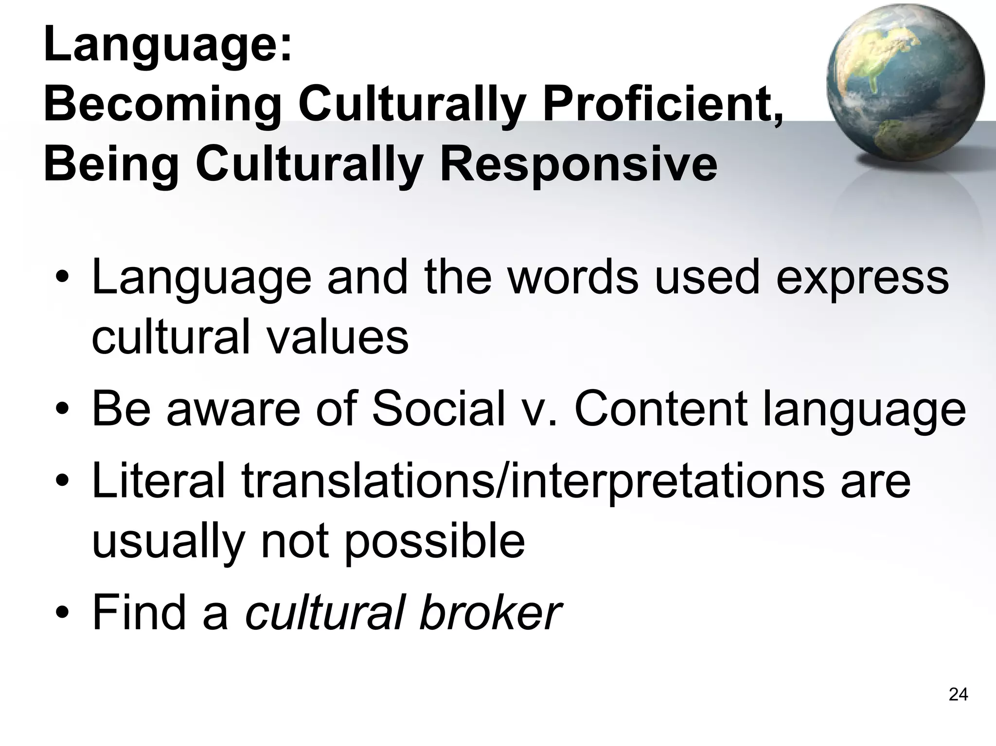Cultural competence presentation | PDF