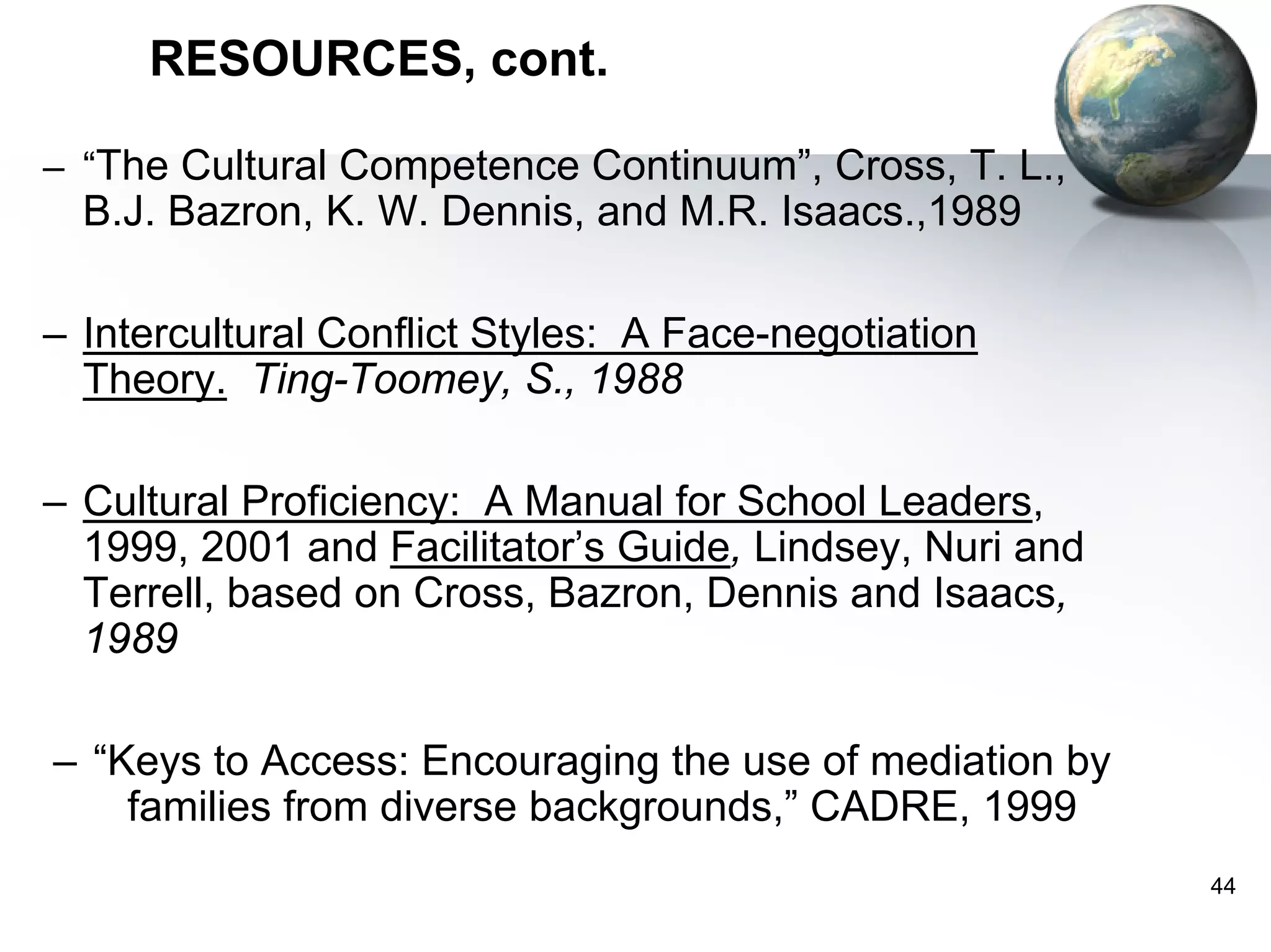 Cultural competence presentation | PDF