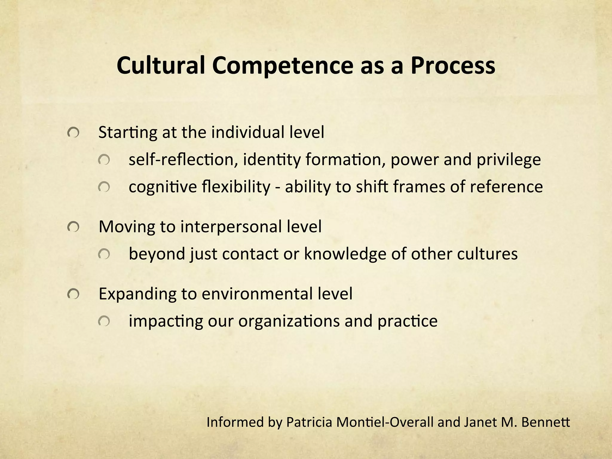 The Practicalities of Cultural Competence | PDF