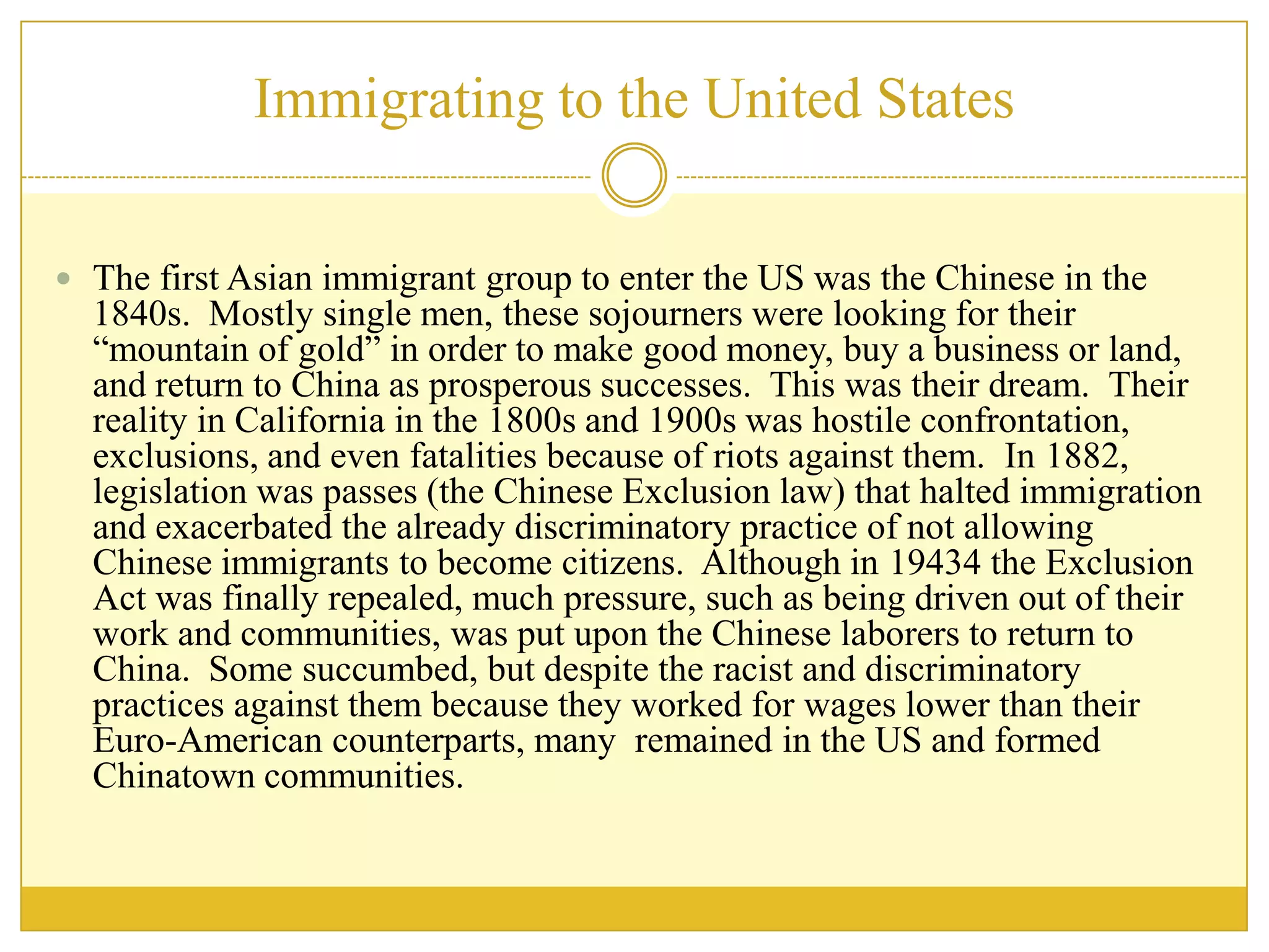 Cultural competence with chinese americans | PPTX