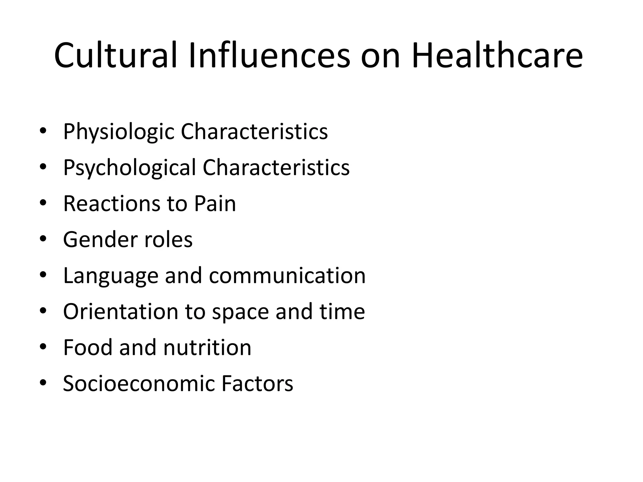 Cultural concerns in nursing | PPTX