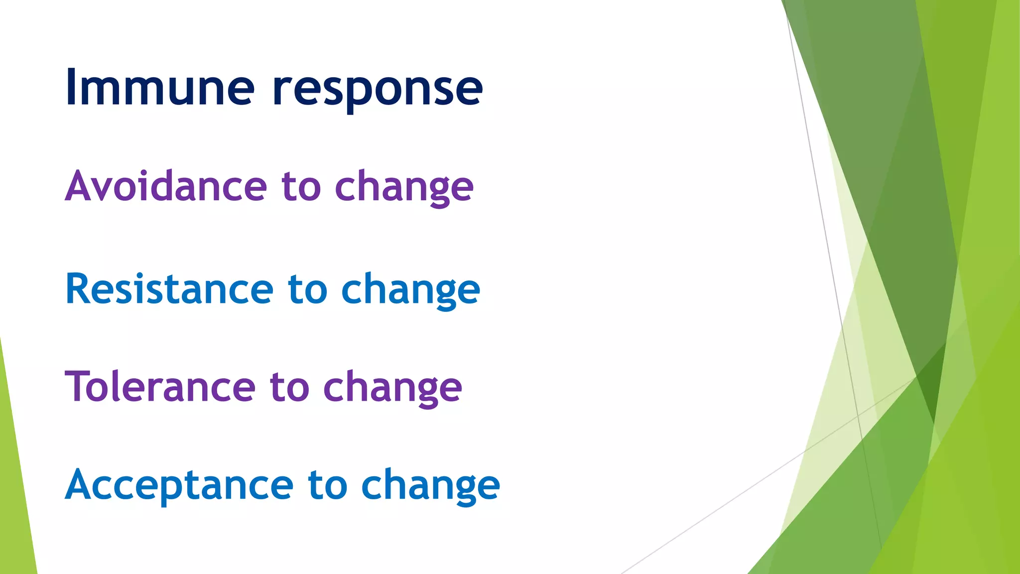 Cultural configuration and immunity to change | PPT