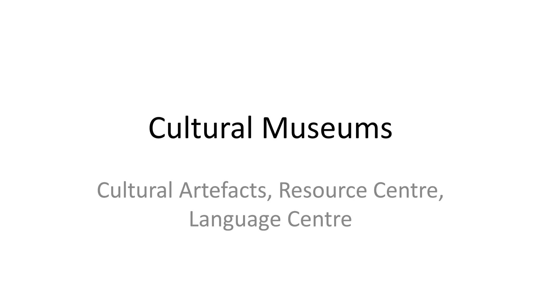 Cultural corridor | PPT