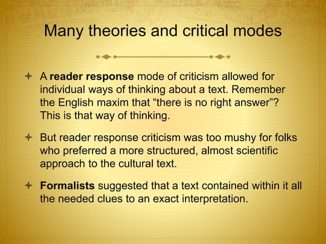 Cultural criticism slides 2020 | PPT