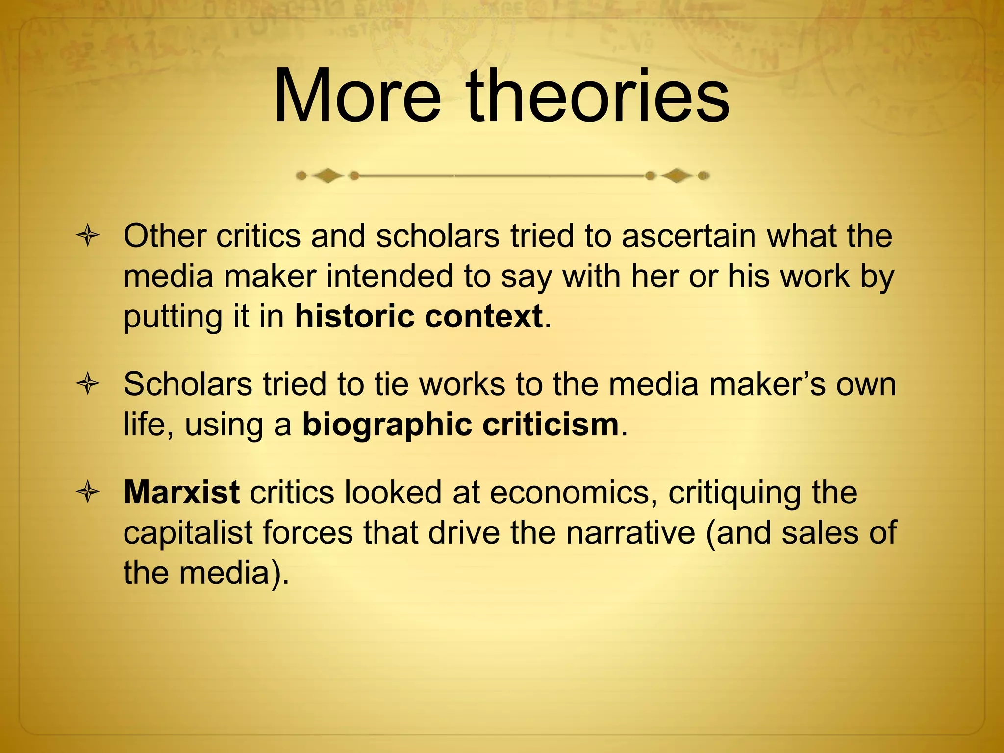 Cultural criticism slides 2021 | PPTX