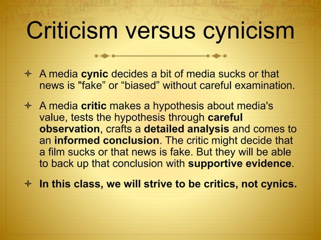 Cultural criticism slides 2021 | PPTX