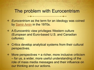 Cultural criticism slides 2021 | PPTX