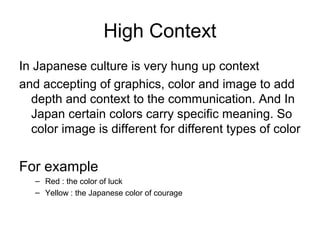 Cultural customisation of websites for japanese subsidiaries of | PPT