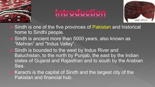 Culture of Sindh | PPT